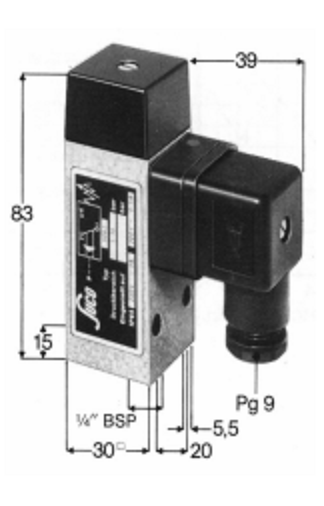 Pressure Switches 250V Change-Over Contacts Model 0161 - Gauge Shop