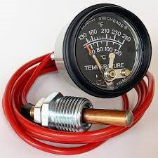 Temperature Switch Gauge- 120c/ 250f Mechanical- Illuminated - Gauge Shop