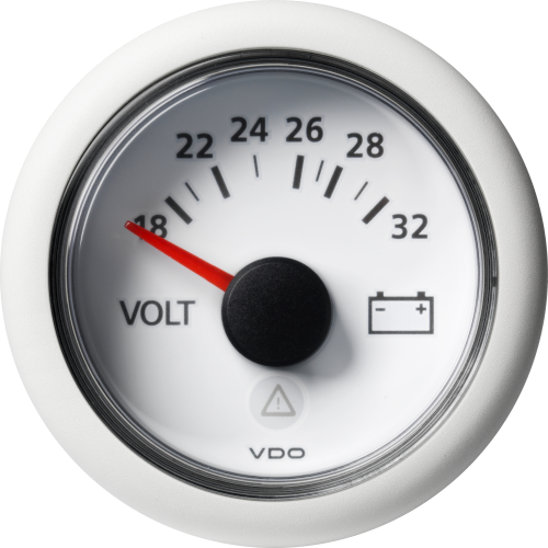 Viewline Voltmeter- 24 Volt - Gauge Shop